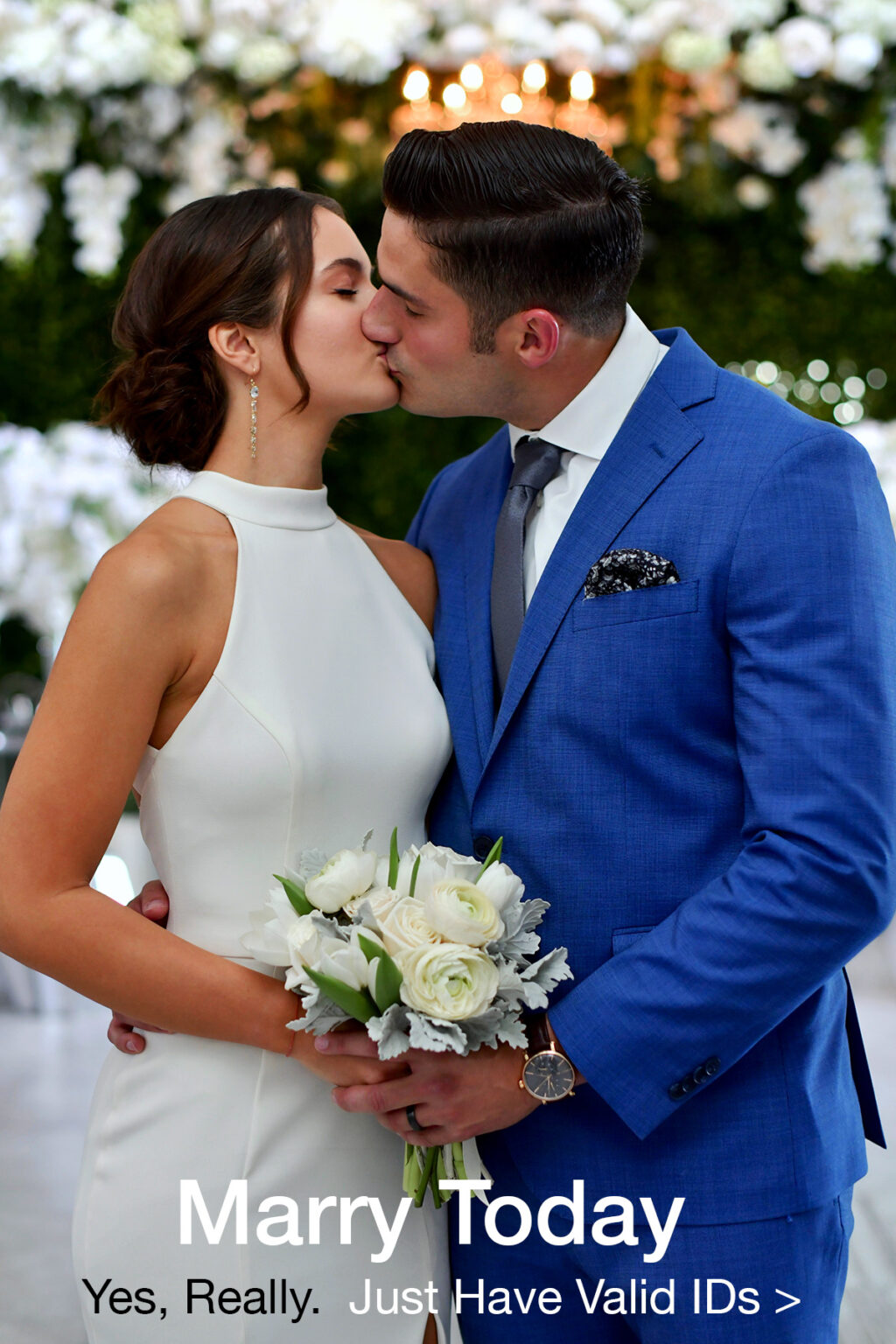 Albertson Wedding Chapel in Los Angeles. Stylish, intimate weddings daily.