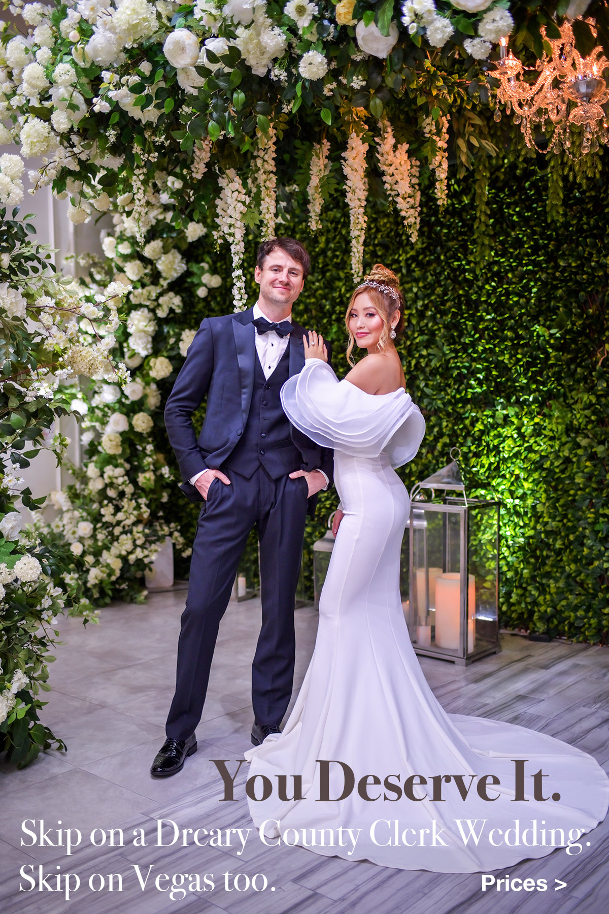 Albertson Wedding Chapel in Los Angeles. Stylish, intimate weddings daily.